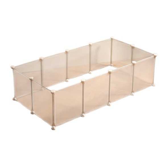 Luriva | Small Pets | Transparent Small Animal Playpen Indoor Fence Pen ...